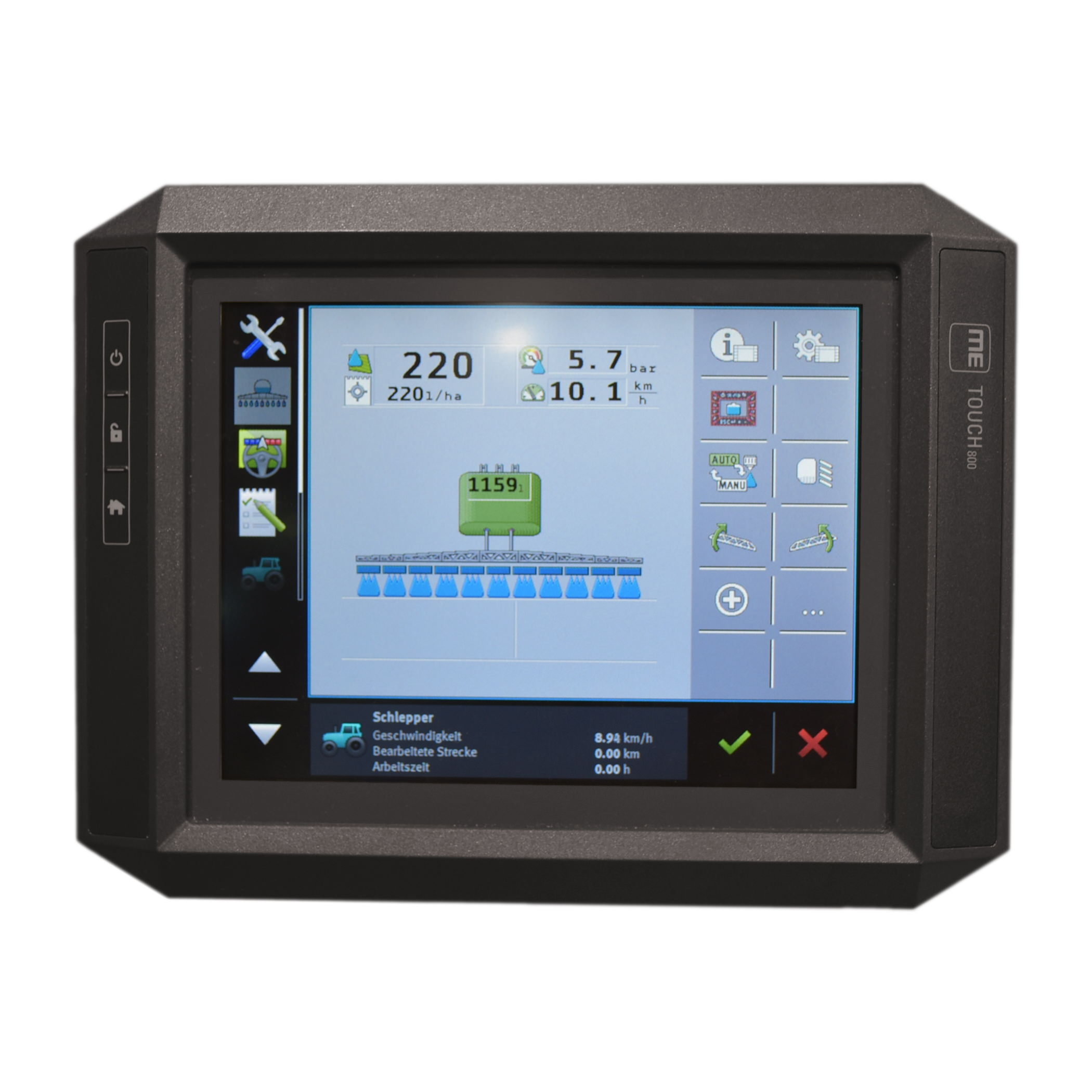Müller-Elektronik Touch 800 – Support-Farm | Smart Farming Produktvergleich